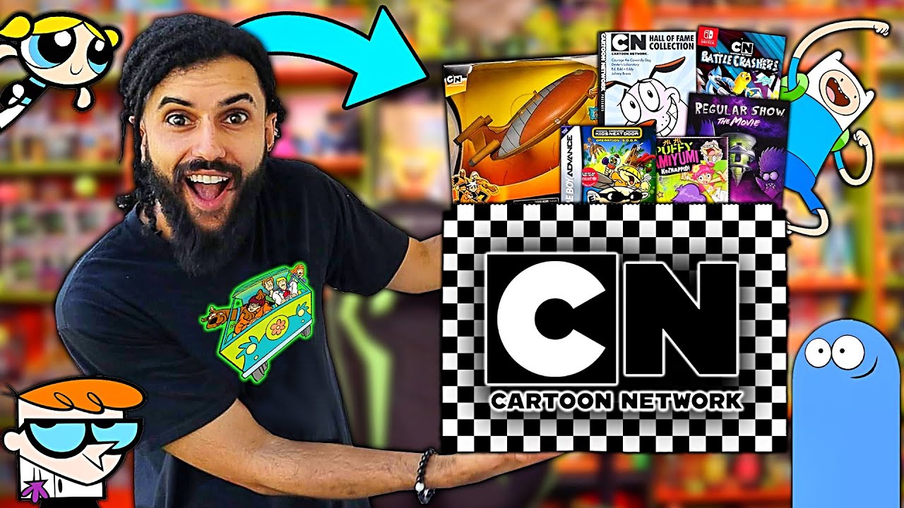 VINTAGE CARTOON NETWORK MYSTERY BOX!! VIDEO GAMES, TOYS, CLOTHES AND ...