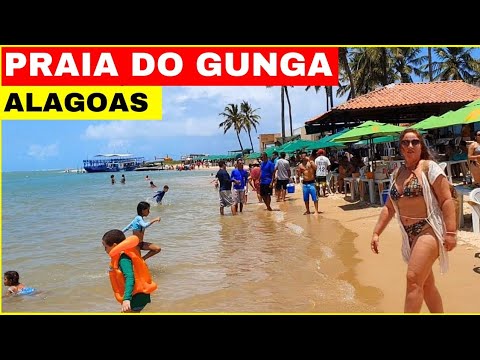O QUE NINGUÉM FALA DA PRAIA DO GUNGA ALAGOAS NORDESTE - YouTube
