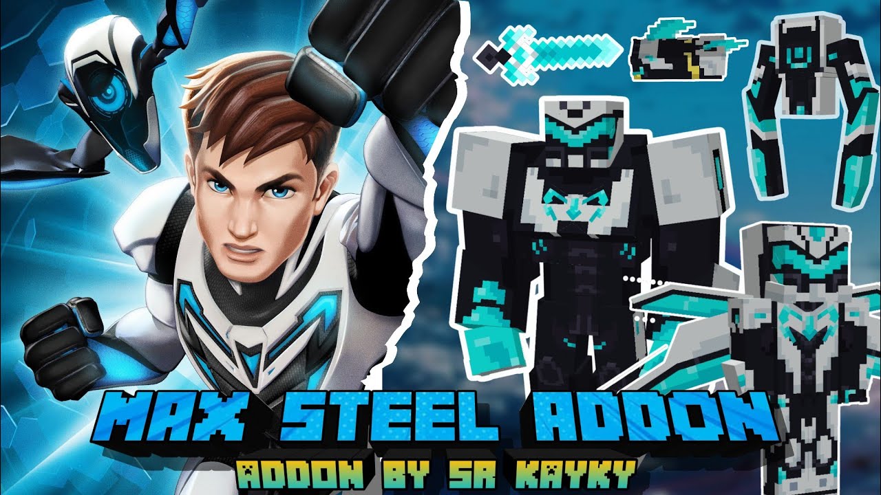 Minecraft Pe Robot Mod - Max Steel Addon - Minecraft Pe Mod and Addon ...