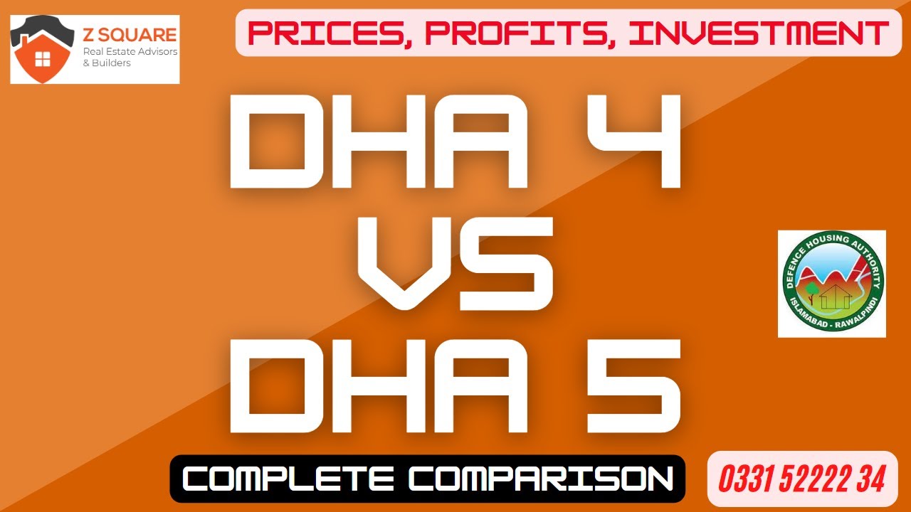 DHA 4 Vs DHA 5 Islamabad - Complete Comparison | Prices | Where to invest - YouTube