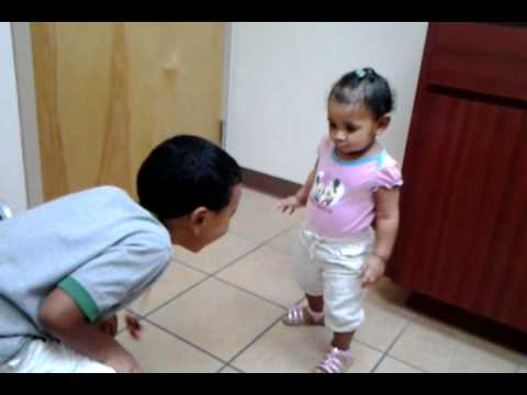 My baybee dancing and then blowing me a kiss lol - YouTube