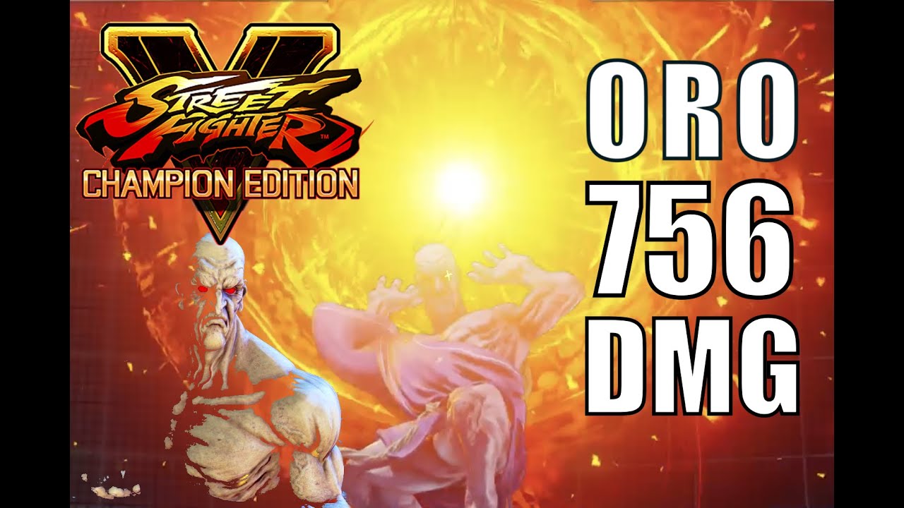 Street Fighter 5: Champion Edition - Oro Big Damage Combo - YouTube