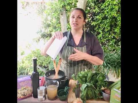 Anne Apra behind the scenes cooking class: Toasted Israeli Couscous w ...