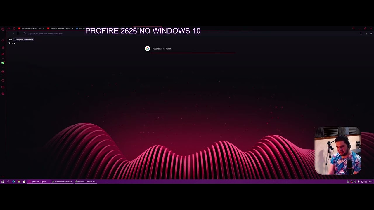 Meu Feedback Sobre o Funcionamento da Profire 2626 no Windows 10 - YouTube