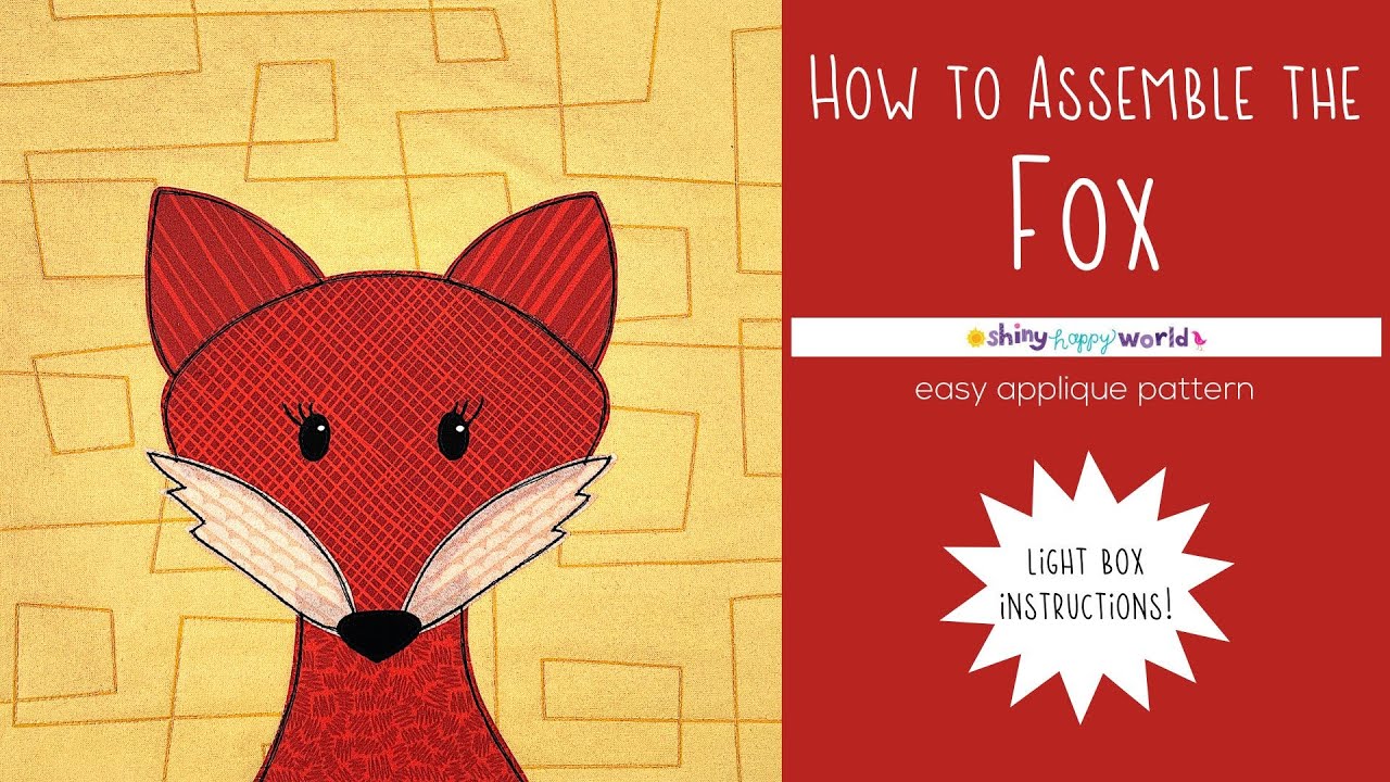 How to Assemble the Fox Block - with lightbox - YouTube