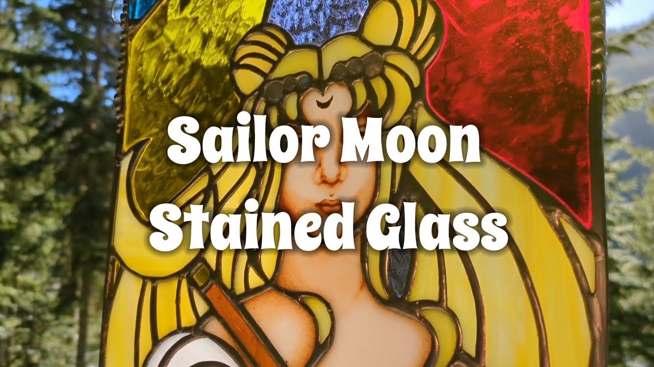 Creating Sailor Moon Stained Glass - YouTube