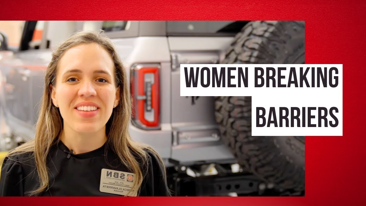 All-Female Ford Bronco Vehicle Build Visits SEMA Detroit Garage Women ...