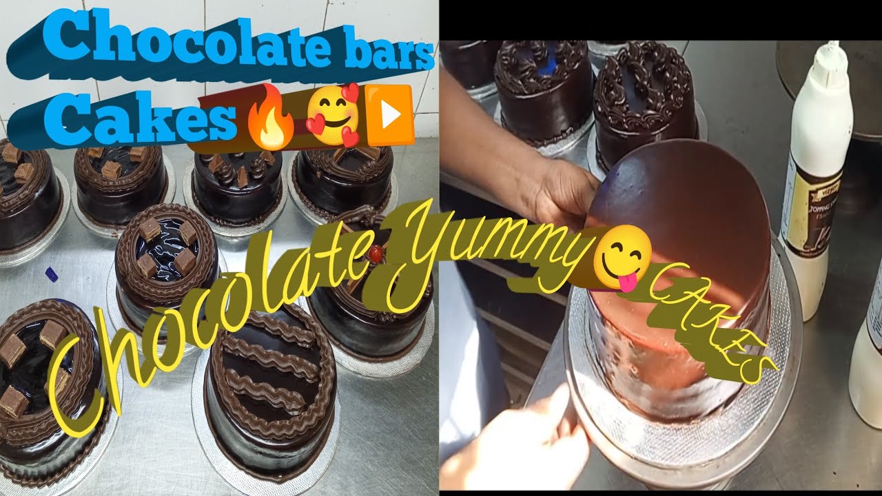 How To Make Chocolate Bars Cakes And Verity Cakes🎂🔥🥰 open a video - YouTube
