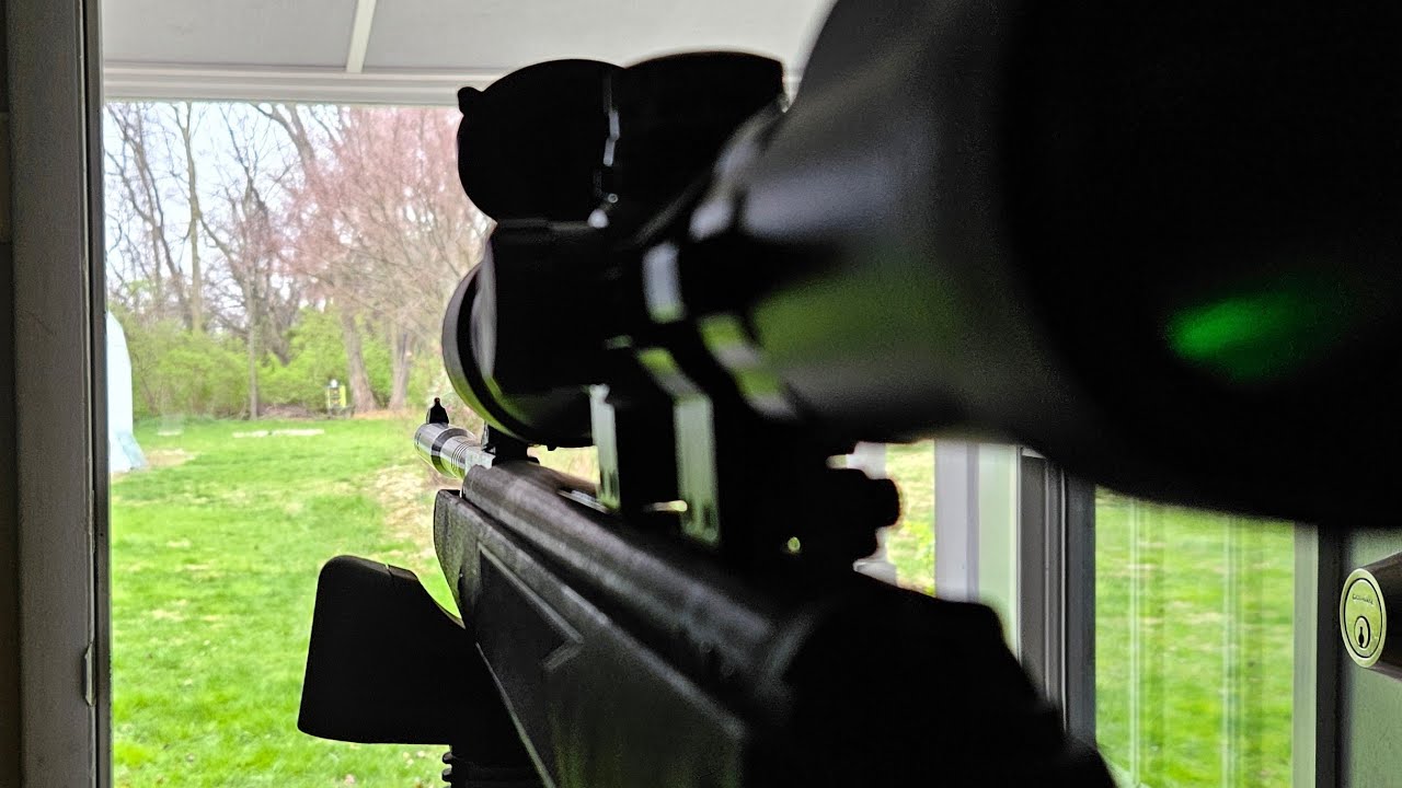 Hatsan Mod 87 Vortex QE Shooting Long Range (for a break barrel) - YouTube