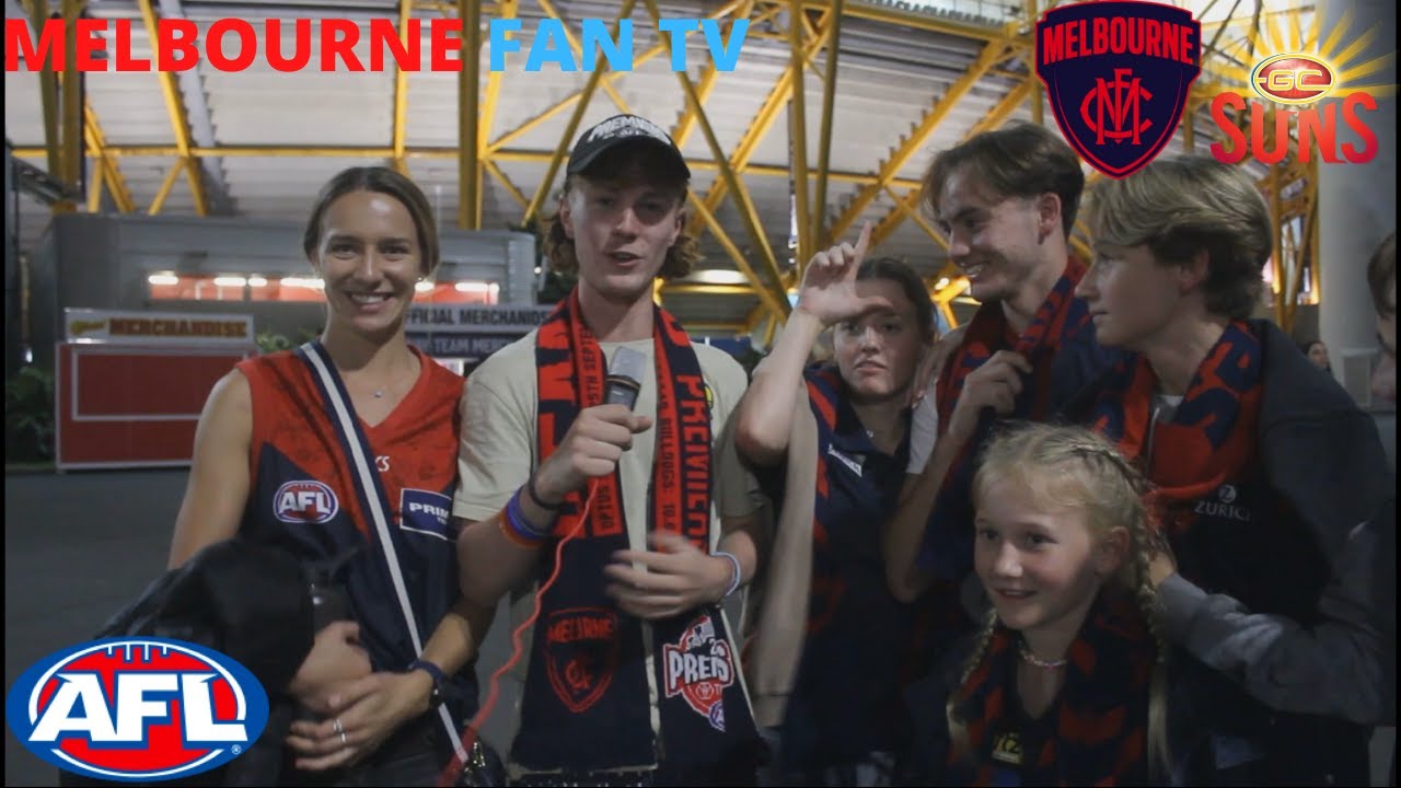 MELBOURNE FAN TV v Gold Coast 2022 - YouTube