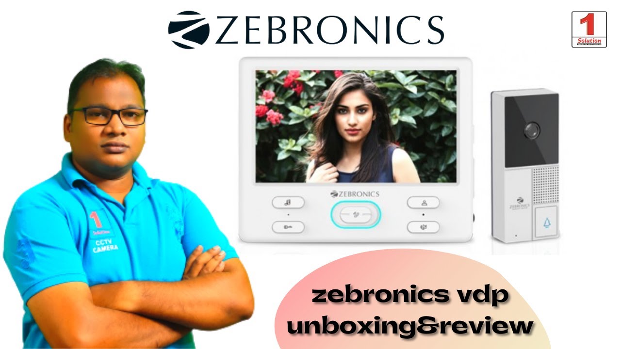 zebronics video door phone unboxing - YouTube