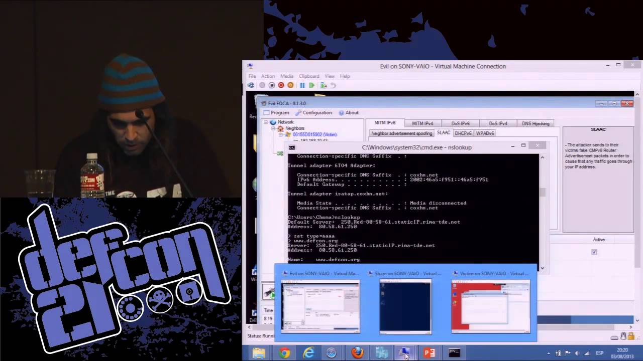 Defcon 21 - Fear the Evil FOCA: IPv6 attacks in Internet Connections ...
