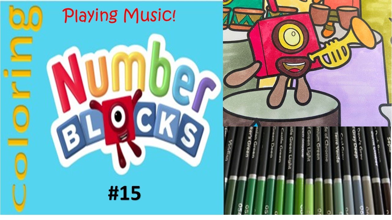Number Blocks 15 | Musicians Featuring 1 - 5 | Upbeat Music ...