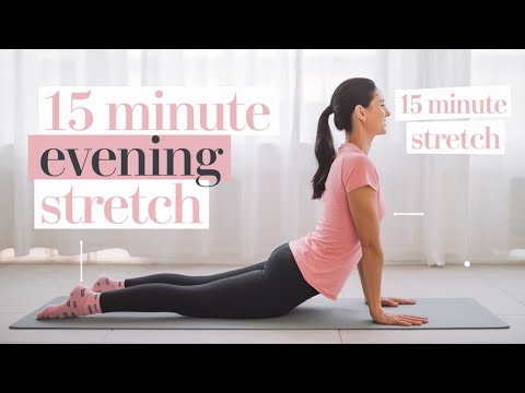 Evening Stretch Routine - Relax and Unwind Before Bed! - YouTube