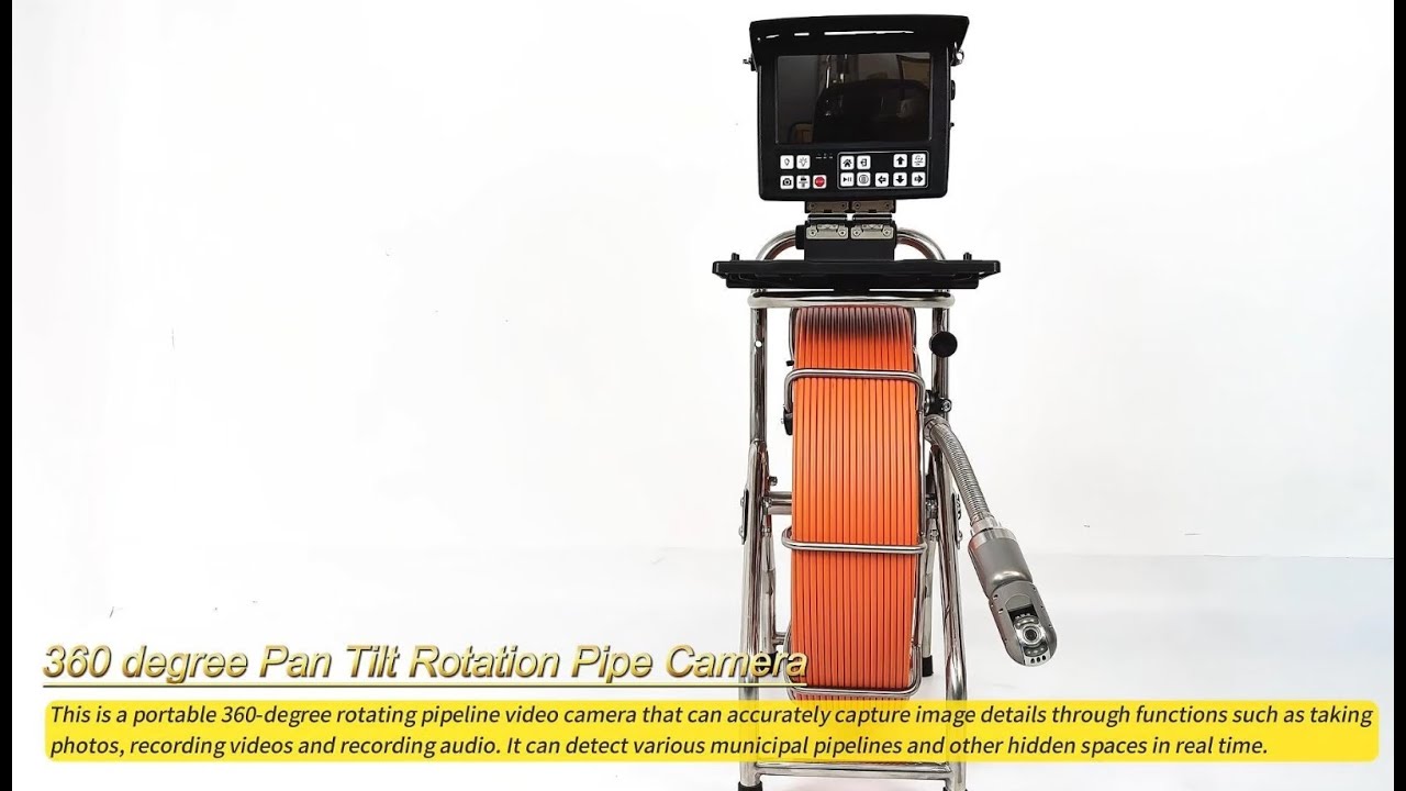 360 degree Pan Tilt Rotation Pipe Camera V8-3288PTN-1 & V8-3388PTN ...