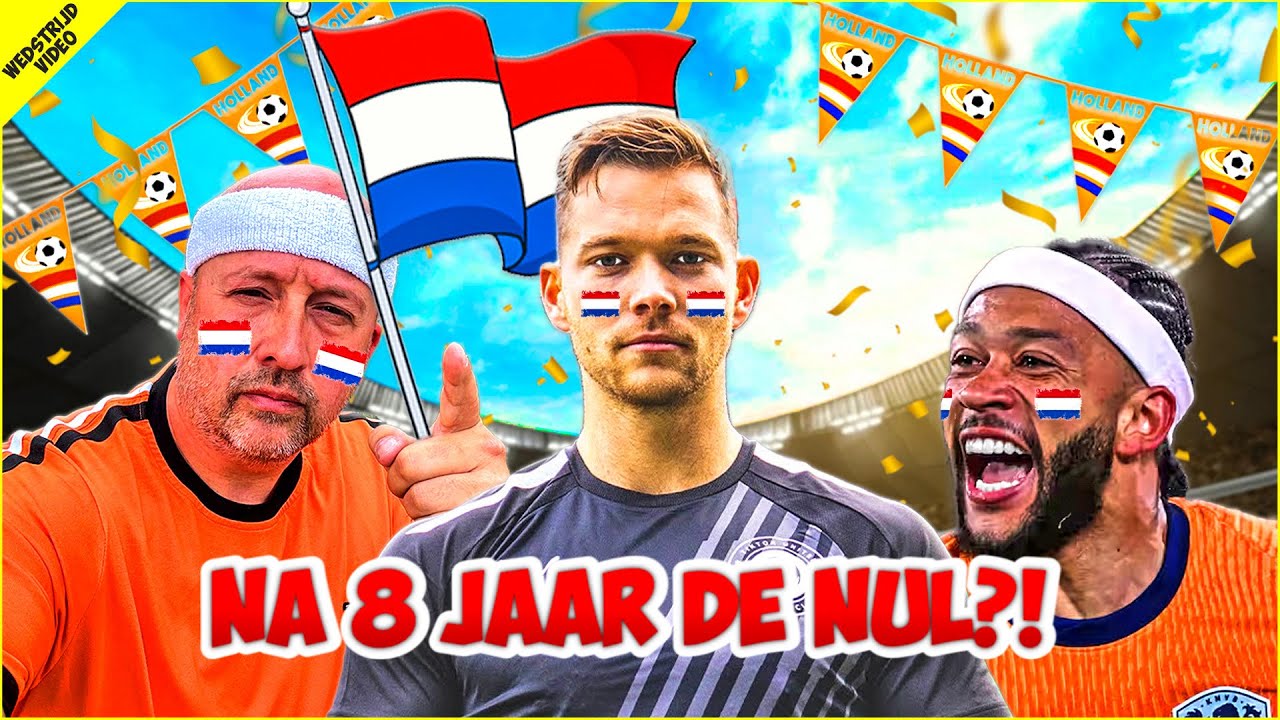 NA 8 JAAR DE NUL !? DUTCH GOALKEEPER DE HELD ?! ORANJE EK SFEER, ROY ...