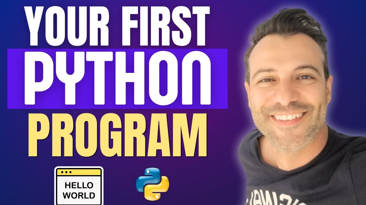 Writing your first Python Program - YouTube Writing your first Python Program - YouTube