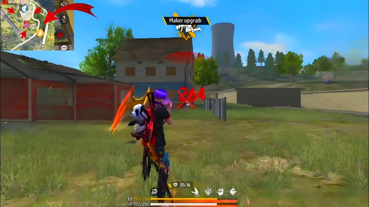 headshot king🤟hacker level game play in free fire💥 realme 9 se📳 NAYON ...