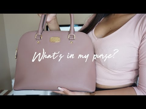 WHAT'S IN MY PURSE/BAG?! | Alysa Mara