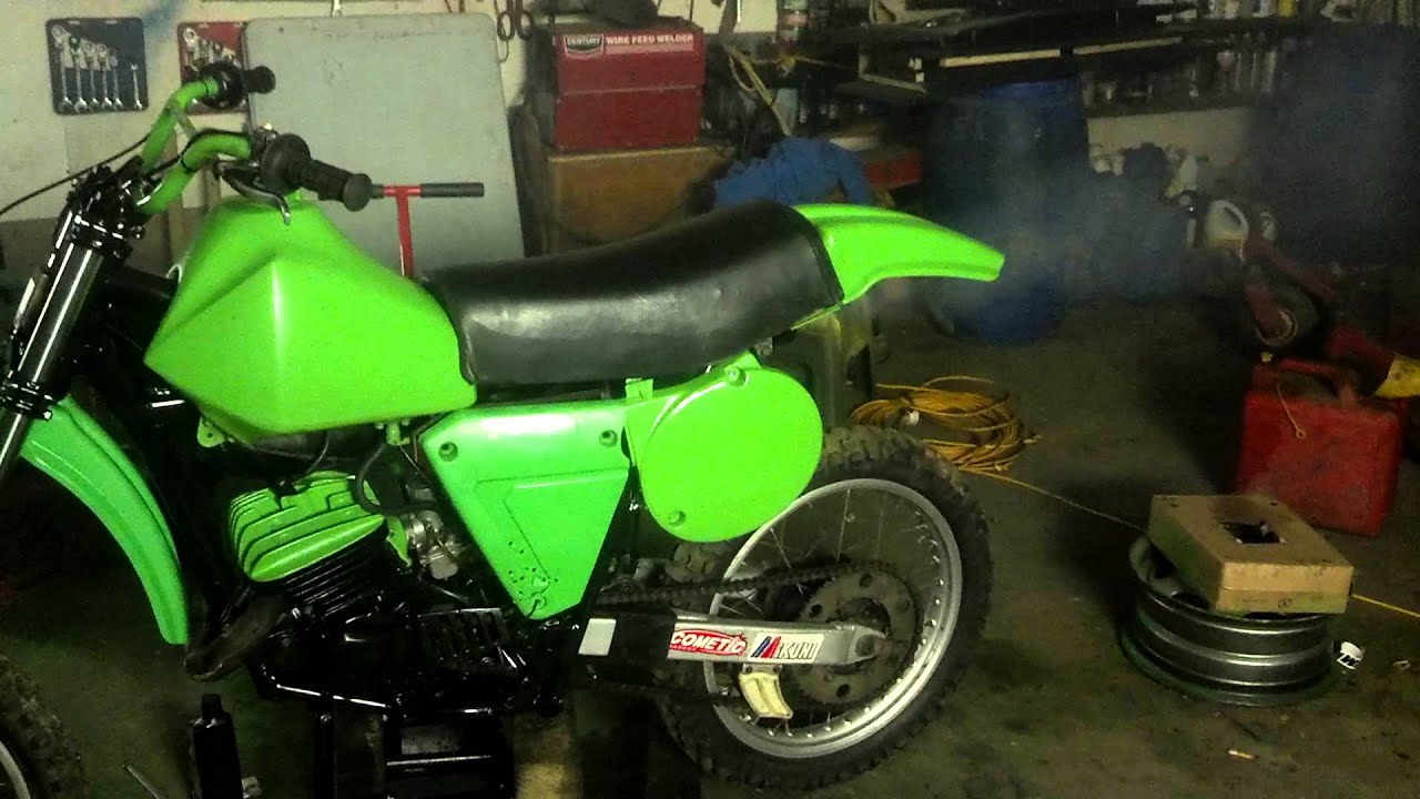 1981 kx 125 first start. - YouTube