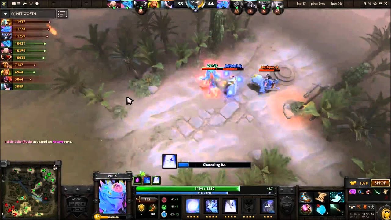 Octarine Core and Arcane Rune on Puck is pretty good - YouTube