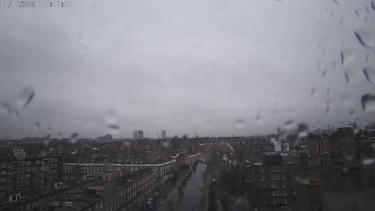 London snow due to warm front (timelapse) - YouTube