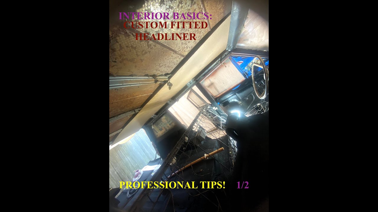 Making A Fitted Headliner(1/2)From Scratch For 64 Jeep!Professional ...