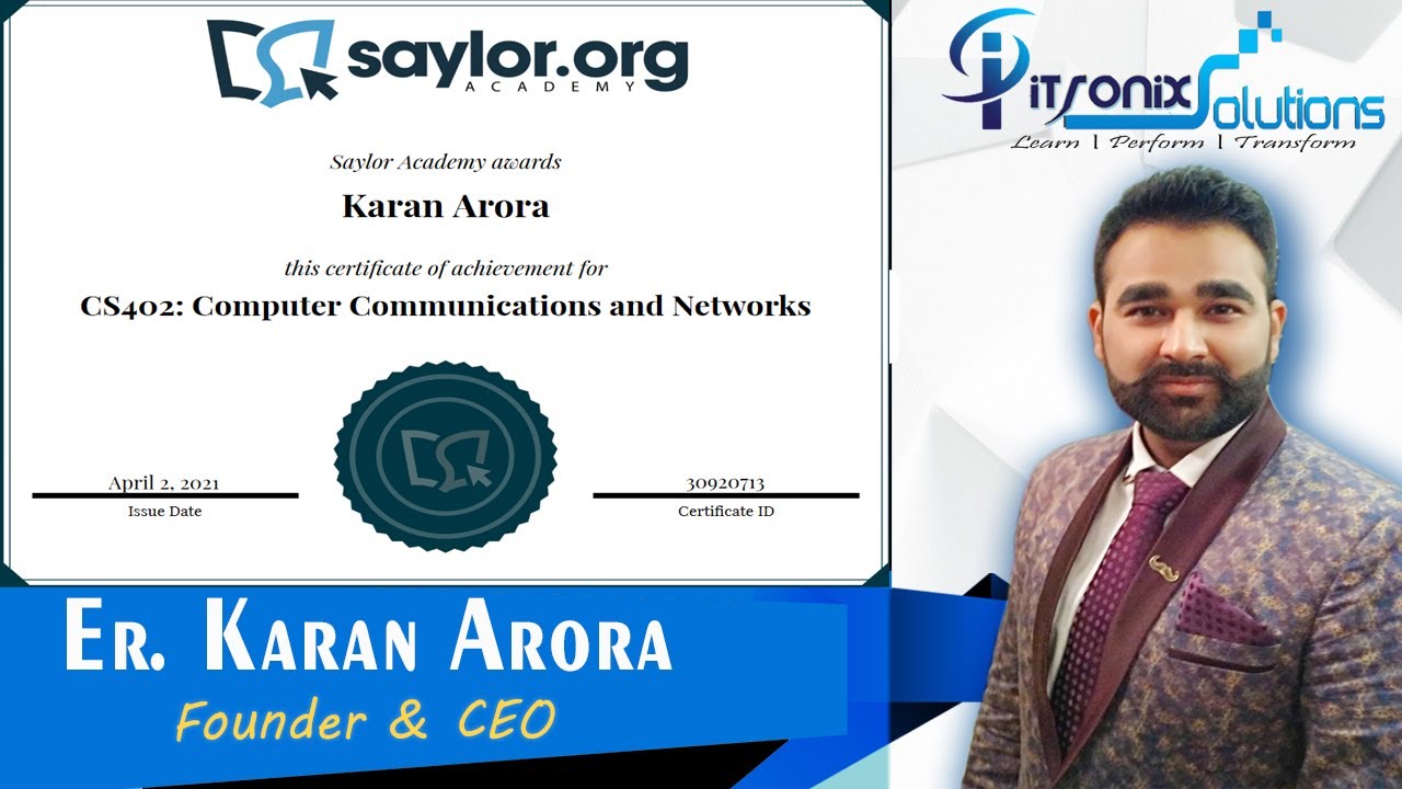 E-Skill India and Saylor Academy Computer Communications and Networks ...