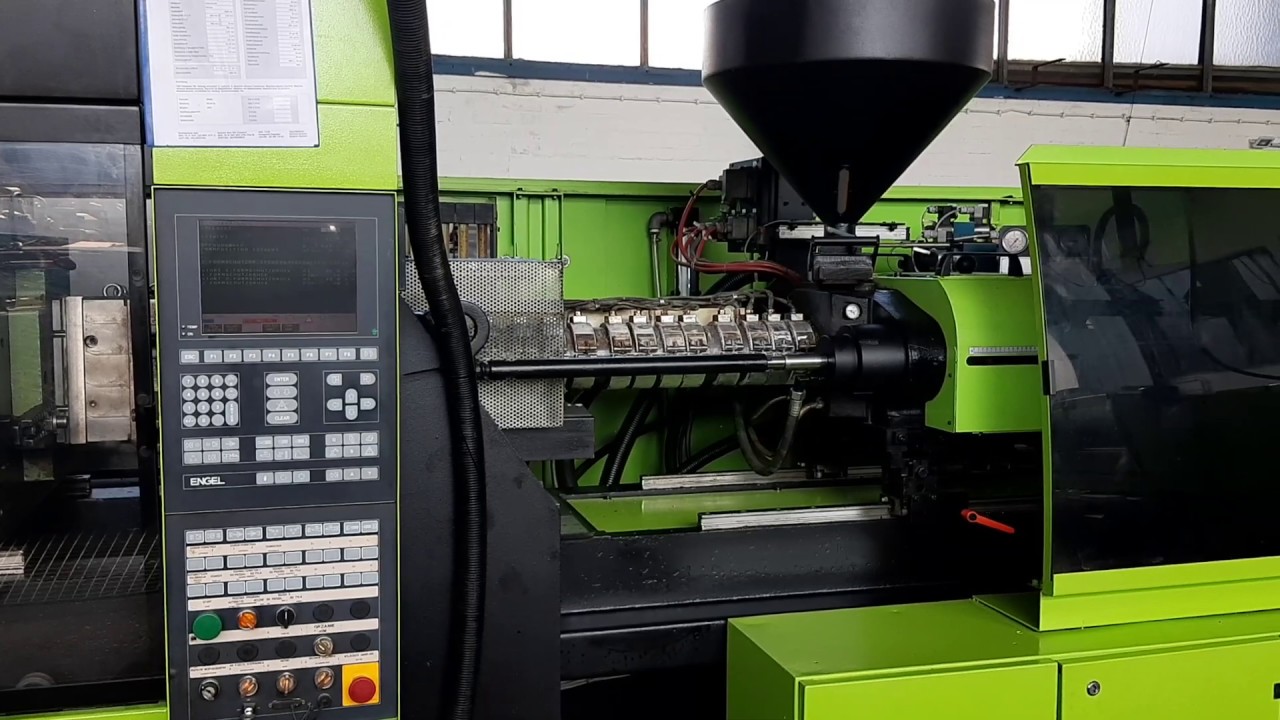 gebrauchte Spritzgießmaschine ENGEL ES 1050-200 HL - YouTube