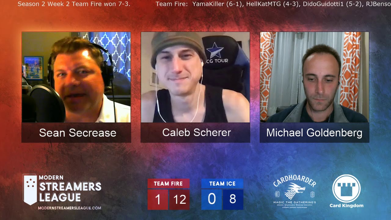 Modern Streamers League Week 8 Night 1 - Caleb Scherer Storms In - YouTube