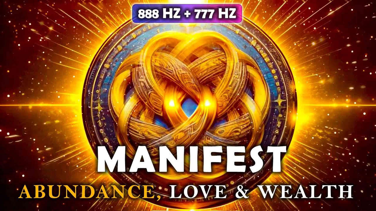 888 Hz + 777 Hz SACRED Frequency of WEALTH ! Treasure of ABUNDANCE ...