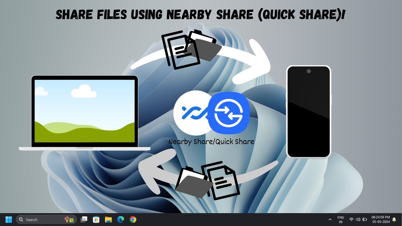 How to share files within devices instantly | Windows to Android or ...