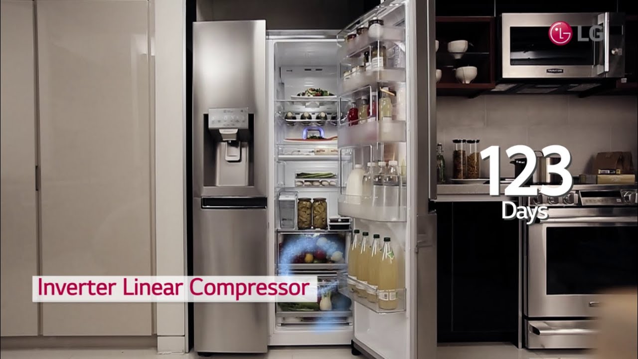 LG DOOR IN DOOR REFRIGERATOR - INVERTER LINEAR COMPRESSOR - YouTube