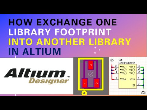 How to copy one library footprint to another library in altium ...