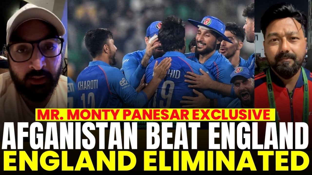 Live with Monty Panesar on Afghanistan Beat England | Team India will Win CT - Monty Panesar ...