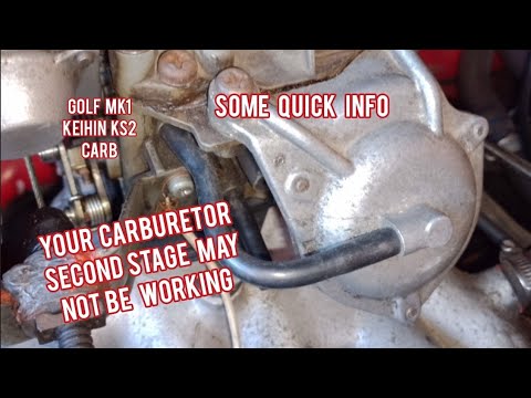 VW Golf Mk1: Your Carburetor Second Stage may not be working .Some ...