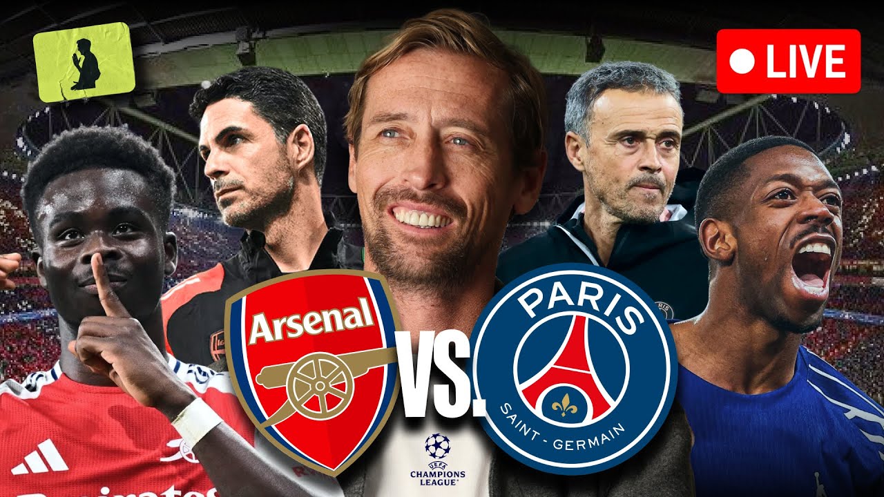 Arsenal VS PSG - LIVE watch along That Peter Crouch Podcast - YouTube