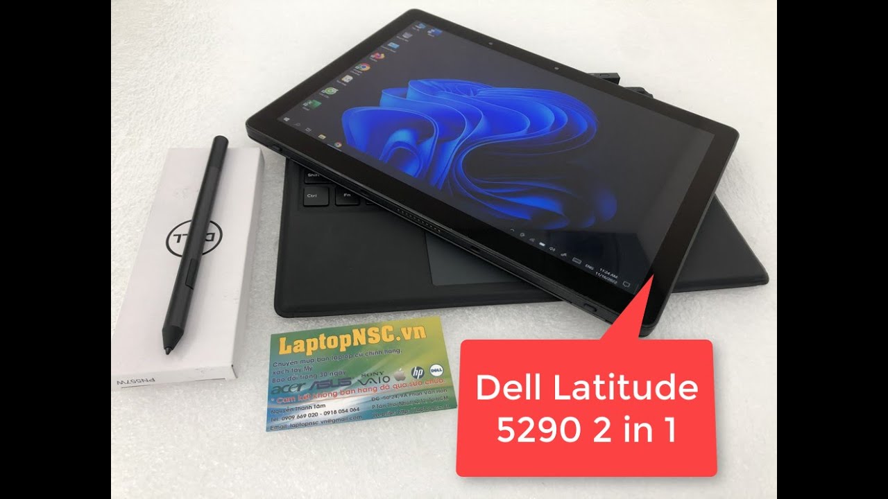 Dell Latitude 5290 2 in 1 Core i7 8650U 12.5-Inch FHD - YouTube