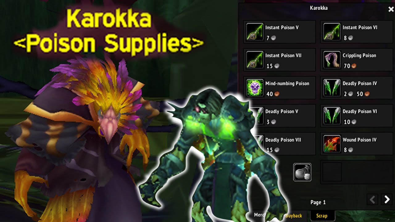 Which poisons should I use on Rogue? WOTLK Classic - YouTube