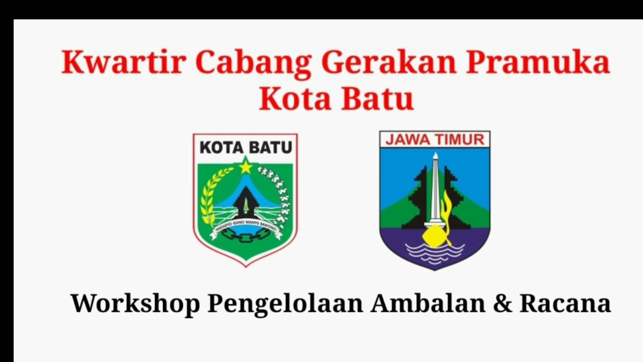 Workshop Pengelolaan Ambalan Dan Racana Kwarda Jatim 2020 - YouTube