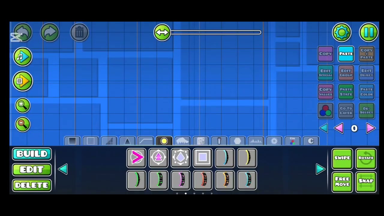 Geometry dash building platformer levels tutorial - YouTube