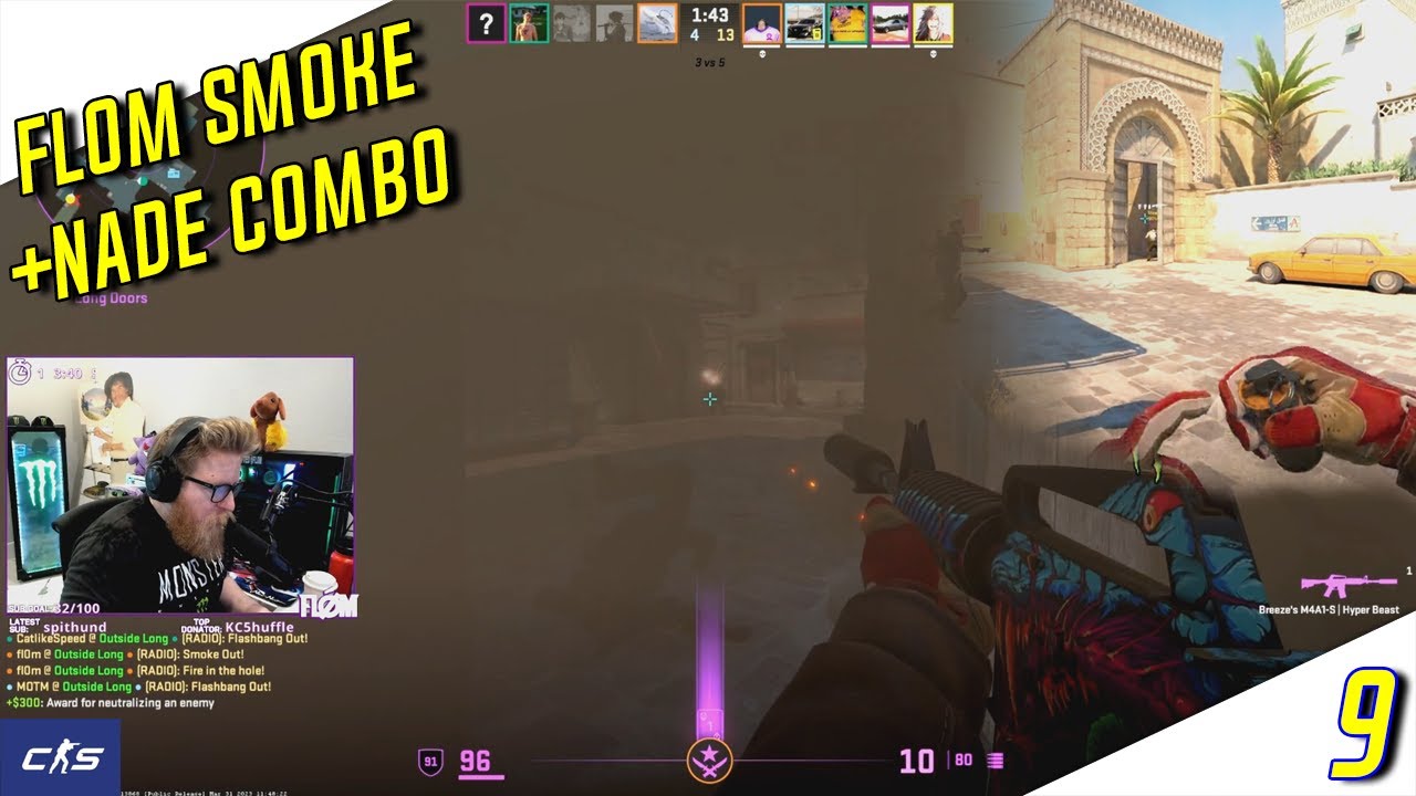 How to smoke like a pro with Fl0m's trick Twitch CS2 Clips 9 - YouTube