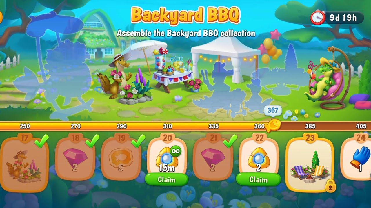 @Fishdom Merge Levels Backyard BBQ Event Level 22 🔓 - YouTube
