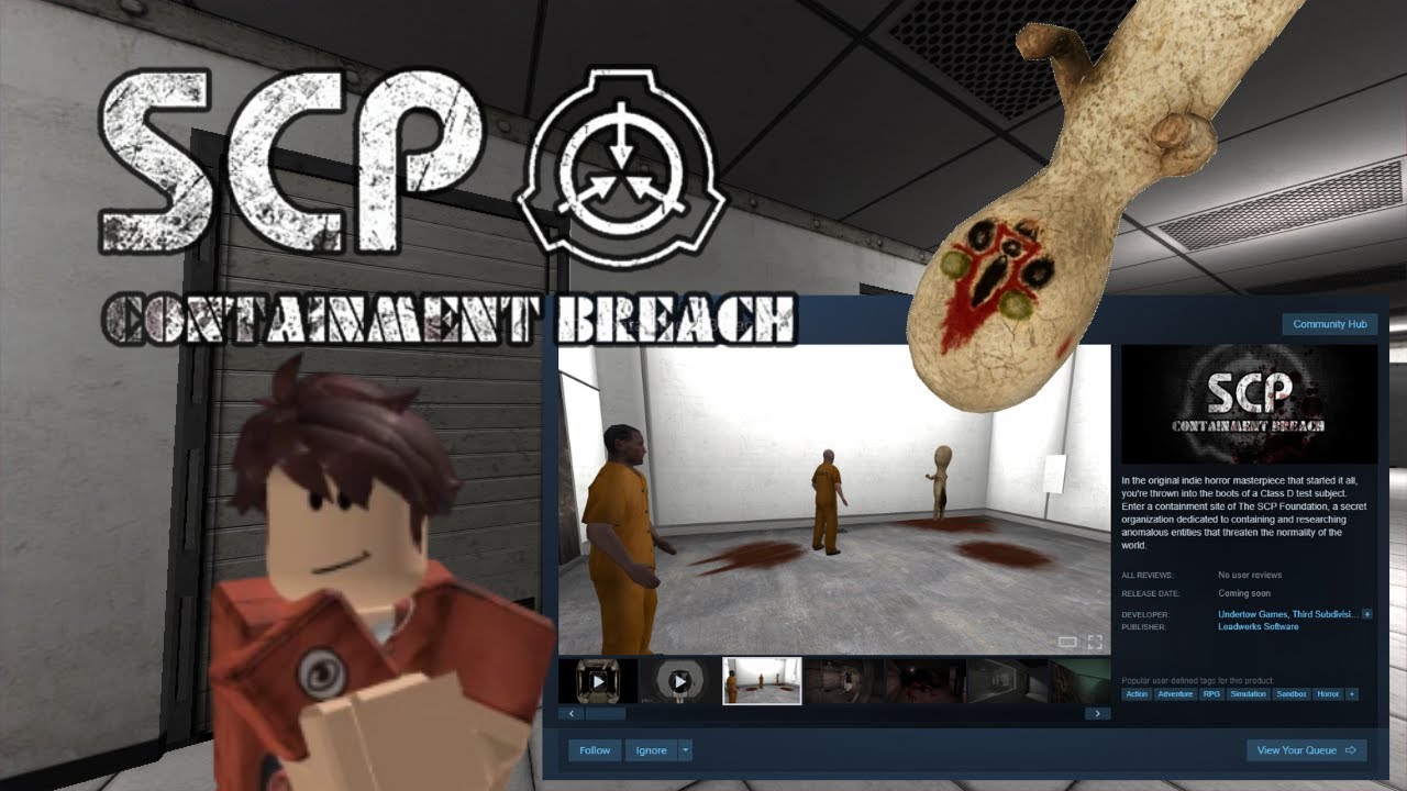 SCP CONTAINMENT BREACH (*STEAM BETA*) - YouTube