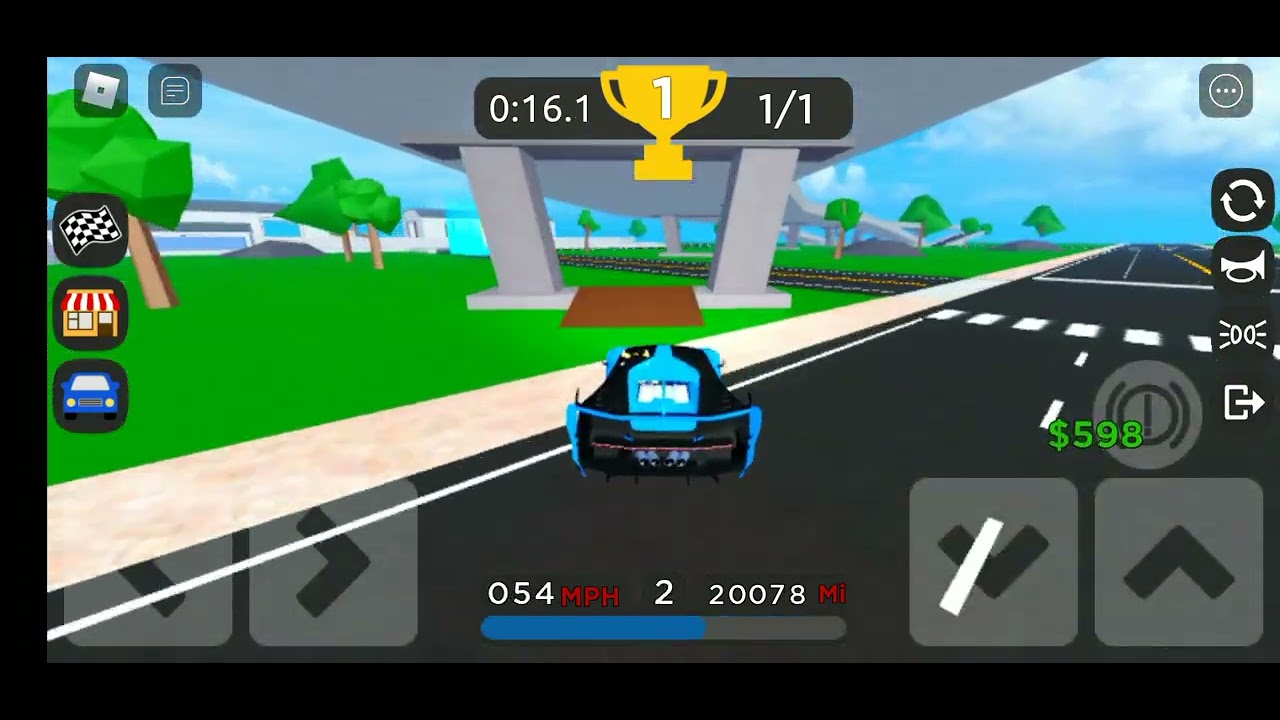 Car dealership tycoon Roblox City race short cut near port - YouTube