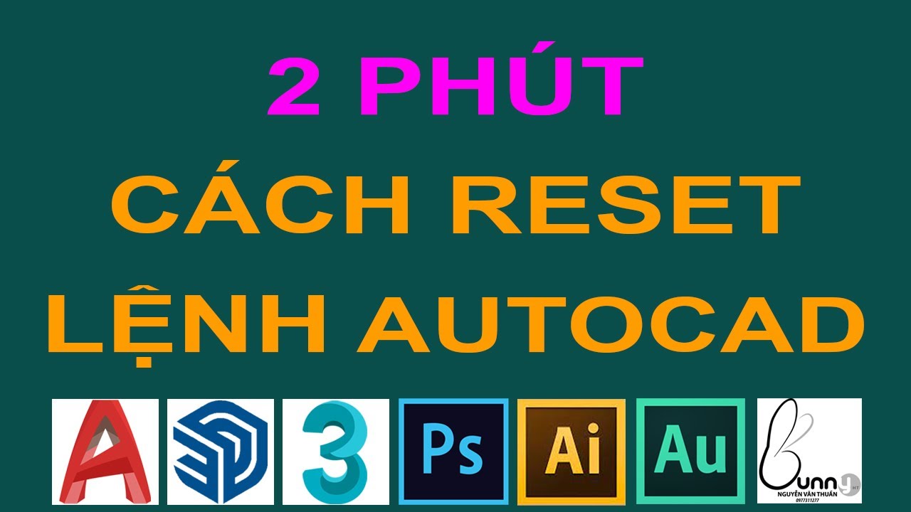 C ch Reset L i Autocad 2022 C ch Reset L nh Trong Autocad 2022 YouTube C ch Reset L i Autocad 2022 C ch Reset L nh Trong Autocad 2022 YouTube
