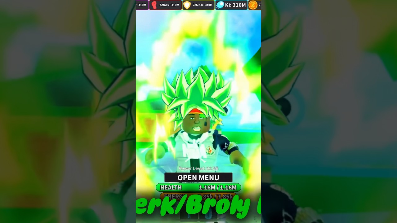 Super LSSG Broly Berserk Transformation Roblox Dragon Ball Rage - YouTube