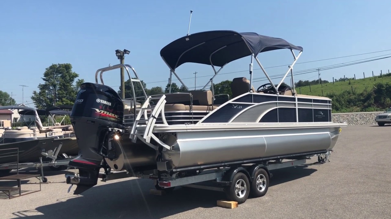 2019 Bennington 23SSBXP Tritoon Boat at F & S Yamaha - YouTube