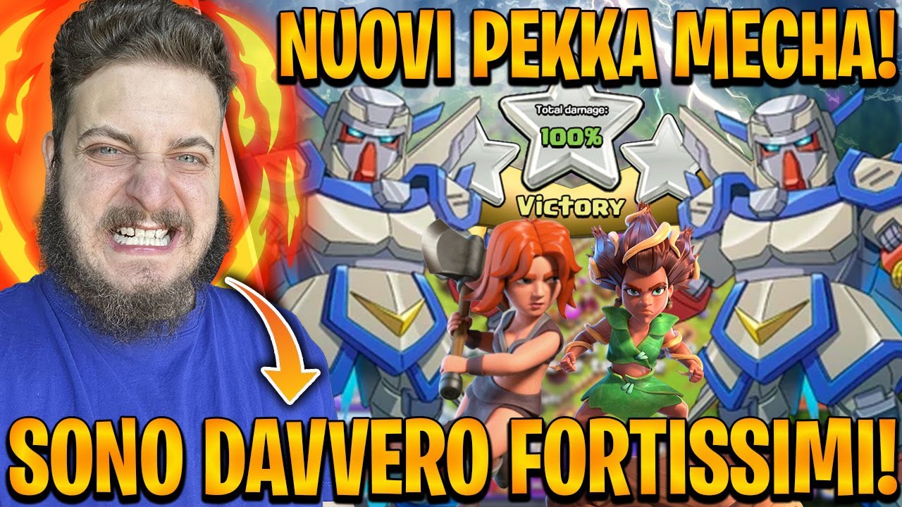HO PROVATO i NUOVI PEKKA MECHA e SONO OP su CLASH OF CLANS! *esagerati ...