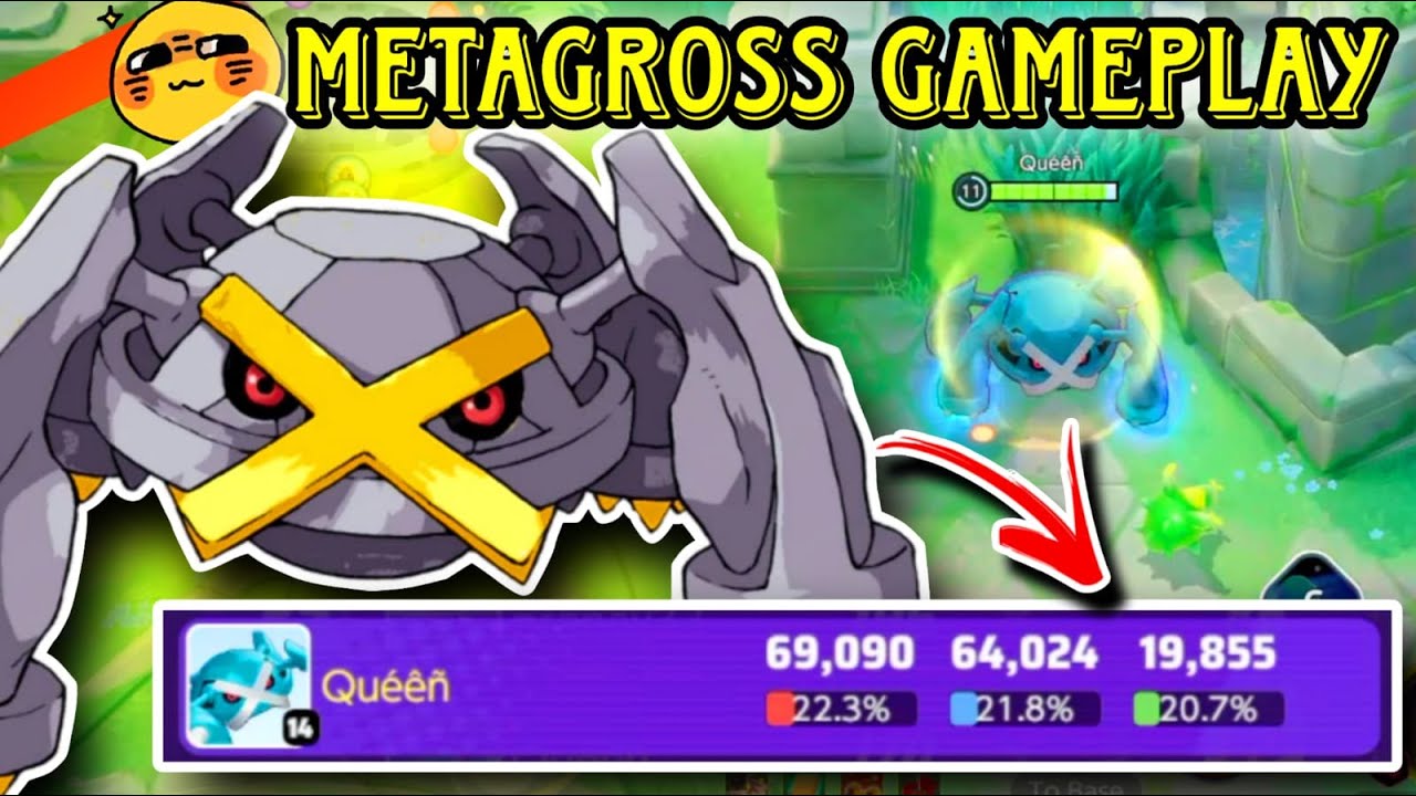 Metagross Gameplay 🤩🤩 | 69k Damage | Held Items | Moveset | Pokemon ...